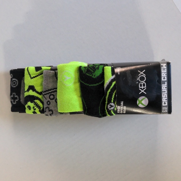 Bioworld | Underwear & Socks | Xbox Official Gear Mens Socks 6 Pair ...